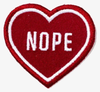 Red Darkred Redaesthetic Redtheme Heart Nope Tumblr PNG Image | Transparent PNG Free Download on ...