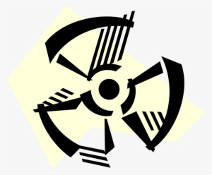 Vector Illustration Of Nuclear Fallout Radioactive - Radioactive Symbol ...