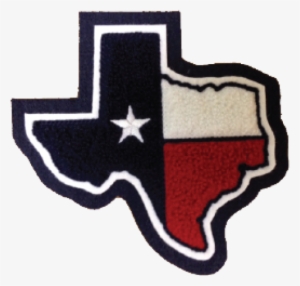 Texas State In Flag Colors Sleeve Patch - Emblem PNG Image ...
