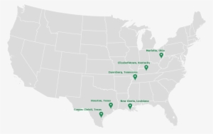 Houston, Texas - Us Presidential Election 2016 County Map PNG Image ...