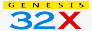 Genesis 32x Logo Usa - Sega Genesis 32x Logo PNG Image | Transparent ...
