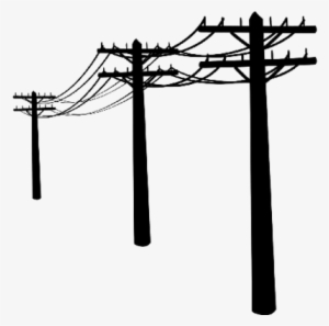 Telephone Lines Png - Power Lines Silhouette PNG Image | Transparent ...