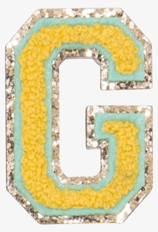 Luxe Yellow Varsity Letter Patches PNG Image | Transparent PNG Free ...