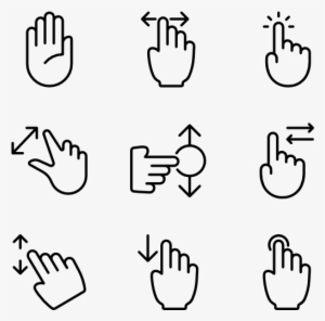 Gesture 30 Icons - Gesture PNG Image | Transparent PNG Free Download on ...