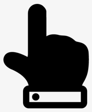 Finger Pointing Up Of Filled Hand Gesture Vector - Hand Gesture ...