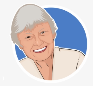 Emma Lou Diemer Circle Portrait - Emma Lou Diemer PNG Image ...