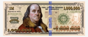 Million Dollar Bill Tract - 1 Million Dollar Bill Us PNG Image ...