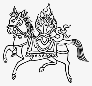 Tibetan Prayer Flag Wind Horse PNG Image | Transparent PNG Free ...