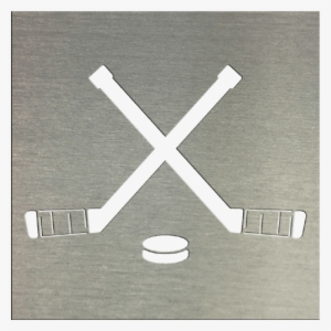 Hockey Sticks Crossed With Puck - Cross PNG Image | Transparent PNG ...