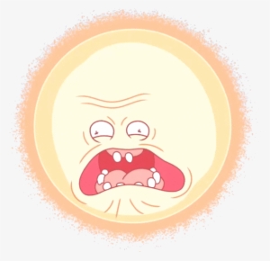 Rick And Morty Screaming Sun Png PNG Image | Transparent PNG Free ...