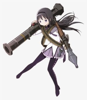 Homura Is A Gun - Homura Madoka Magica Png PNG Image | Transparent PNG ...