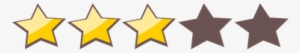 Stars Voting 3 Stars - 5 Star Rating PNG Image | Transparent PNG Free ...