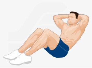 Abs Exercise Png Free Download - Aahper Test Flexed Leg Sit Up PNG ...