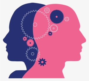 Two Heads Interconnected Working Together PNG Image | Transparent PNG ...