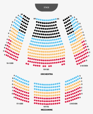Booth Theatre Seating Chart Map PNG Image | Transparent PNG Free ...