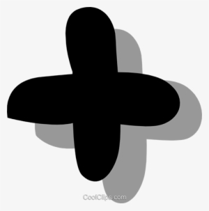 Plus Sign Clip Art Black And White