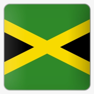 Illustration Of Flag Of Jamaica - Jamaica Flag Square PNG Image ...
