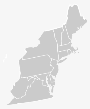 Map Of Northeast Us States East Throughout Blank Outline - New England ...