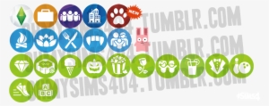 Sims 4 Icons Png Png Freeuse Download - Sims 4 Pack Symbols PNG Image ...