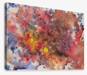 Abstract Watercolor 1 Canvas Print - Watercolor Paint PNG Image ...