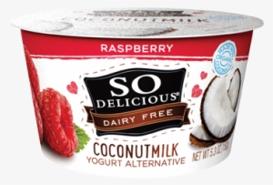 Raspberry - 5 - 3oz - - Dairy Free Yogurt PNG Image | Transparent PNG ...