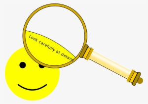 Big Image - Smiley With Magnifying Glass PNG Image | Transparent PNG ...