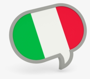 Illustration Of Flag Of Italy - Italian Flag Speech Bubble PNG Image ...