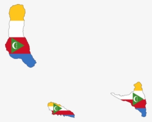 Flag Of The Comoros Map Geography - Comoros Flag And Map PNG Image ...