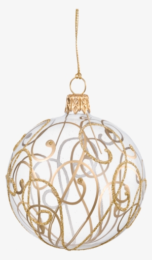 Transparent Gold And Pink Christmas Ball Clipart Picture - Christmas ...