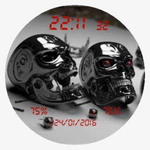 Terminator - 1080p Wallpaper Hd Skulls PNG Image | Transparent PNG Free ...