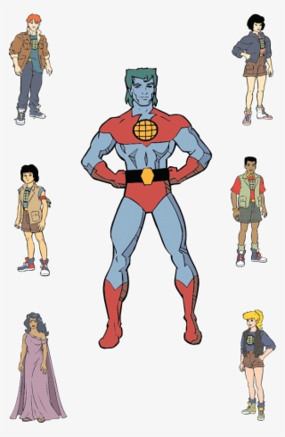 Captain Planet - Captain Planet Character PNG Image | Transparent PNG ...