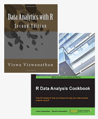 Bookcovers Two Books About R Data Analytics PNG Image | Transparent PNG Free Download on SeekPNG