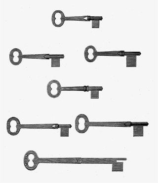 Digital Skeleton Key Collage Sheet Downloads PNG Image | Transparent ...