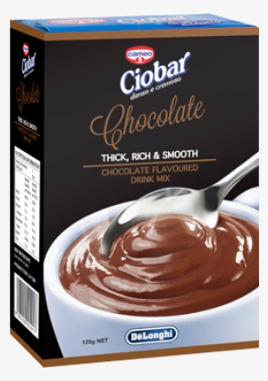 Ciobar Drinking Chocolate Powder - Delonghi Chocolate PNG Image ...