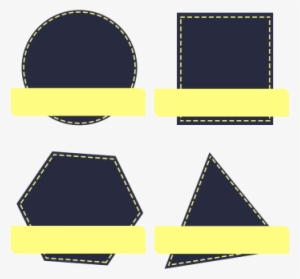 Simple Denim Label, Logo, Simple, Denim Png And Psd - Jeans PNG Image ...