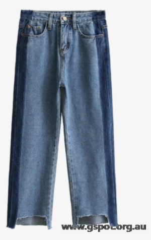 Frayed Mom Fit Jeans Denim Blue - Jeans PNG Image | Transparent PNG ...