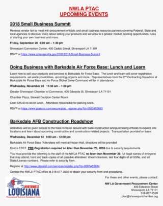 Upcoming Nwla Procurement Technical Assistance Center PNG Image ...