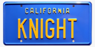Knight Prop Plate Movie Memorabilia From Knight Rider PNG Image ...
