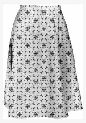 Elegant Floral Midi Skirt $80 - A-line PNG Image | Transparent PNG Free ...
