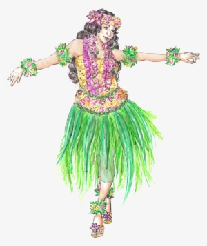 Hawaii Hawaiian Luau Hula Huladancer Huladance Huladanc PNG Image ...