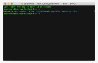 Fix Blurry Fonts By Using Certain Commands As Pictured PNG Image ...