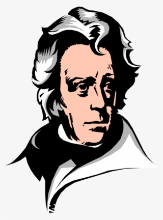 Vector Illustration Of Andrew Jackson 7th President PNG Image ...