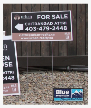 Directional Yard And Lawn Signs Perfect For Real Estate PNG Image ...