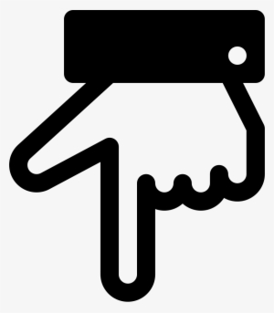 Hand Finger Pointing Down Free Vectors, Logos, Icons - Finger Pointing ...