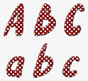 Commercial Use Alphabet In Polka Dots, Polka, Alphabet, - Polka Dot PNG ...
