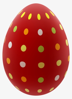 Egg Clipart Polka Dot - Easter Egg PNG Image | Transparent PNG Free ...