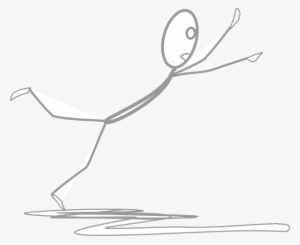How To Set Use Grey Stick Man Falling Icon Png PNG Image | Transparent ...