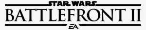 Logo Star Wars Battlefront Ii Schwarz - Star Wars Battlefront - Pc ...
