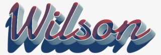 Wilson 3d Letter Png Name PNG Image | Transparent PNG Free Download on ...