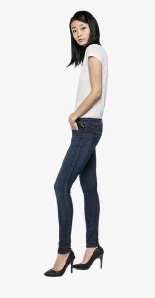 Replay Ladies Hyperflex Luz Skinny Fit Jeans Wx689 - Photo Shoot PNG ...